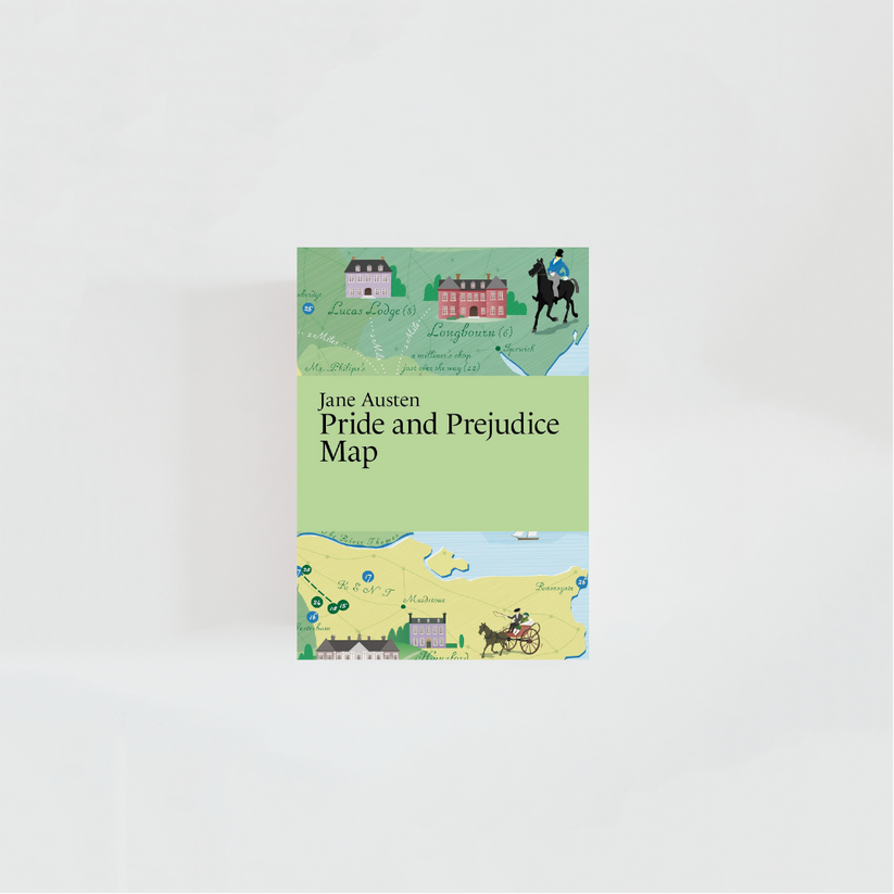 Mapa · Pride and Prejudice (Literary Maps) – Superbritánico